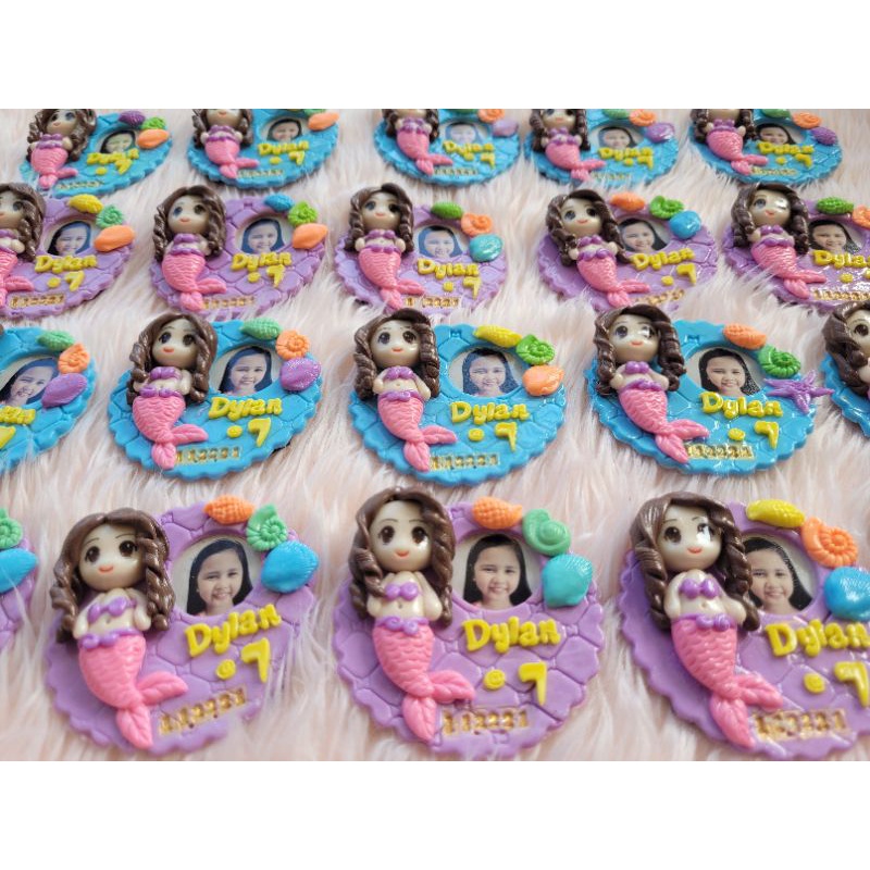 Mermaid Themed Ref Magnet Souvenir for Birthday/Christening | Lazada PH
