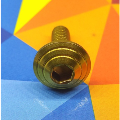 (PER PC) HENG BOLTS 6x20 / 6X15 MM MUSHROOM BODY BOLT WAVE / XRM ...