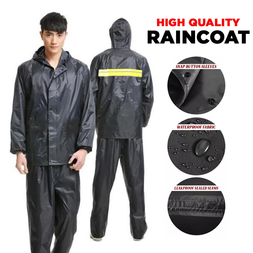 JAMIGO Quality Motorcycle Raincoat Waterproof Leakproof Raincoat Jacket ...