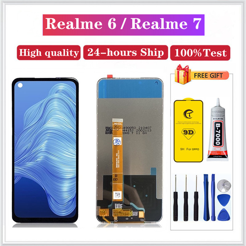 LCD For Realme 6 / Realme 7 Original Digital Touch Screen Display / For ...