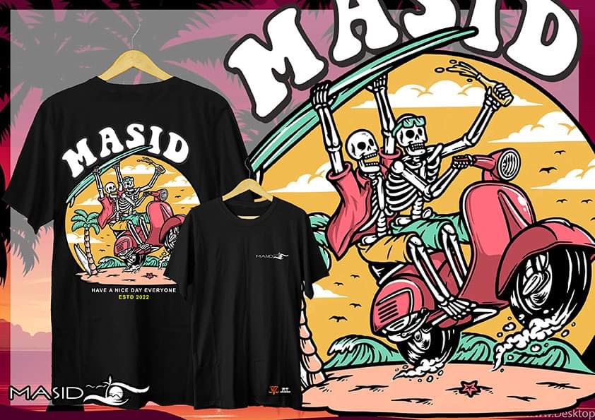 MASID T-SHIRT 100% COTTON QUALITY D-2 A3 size & DIRECT TO FILM PRINT ...