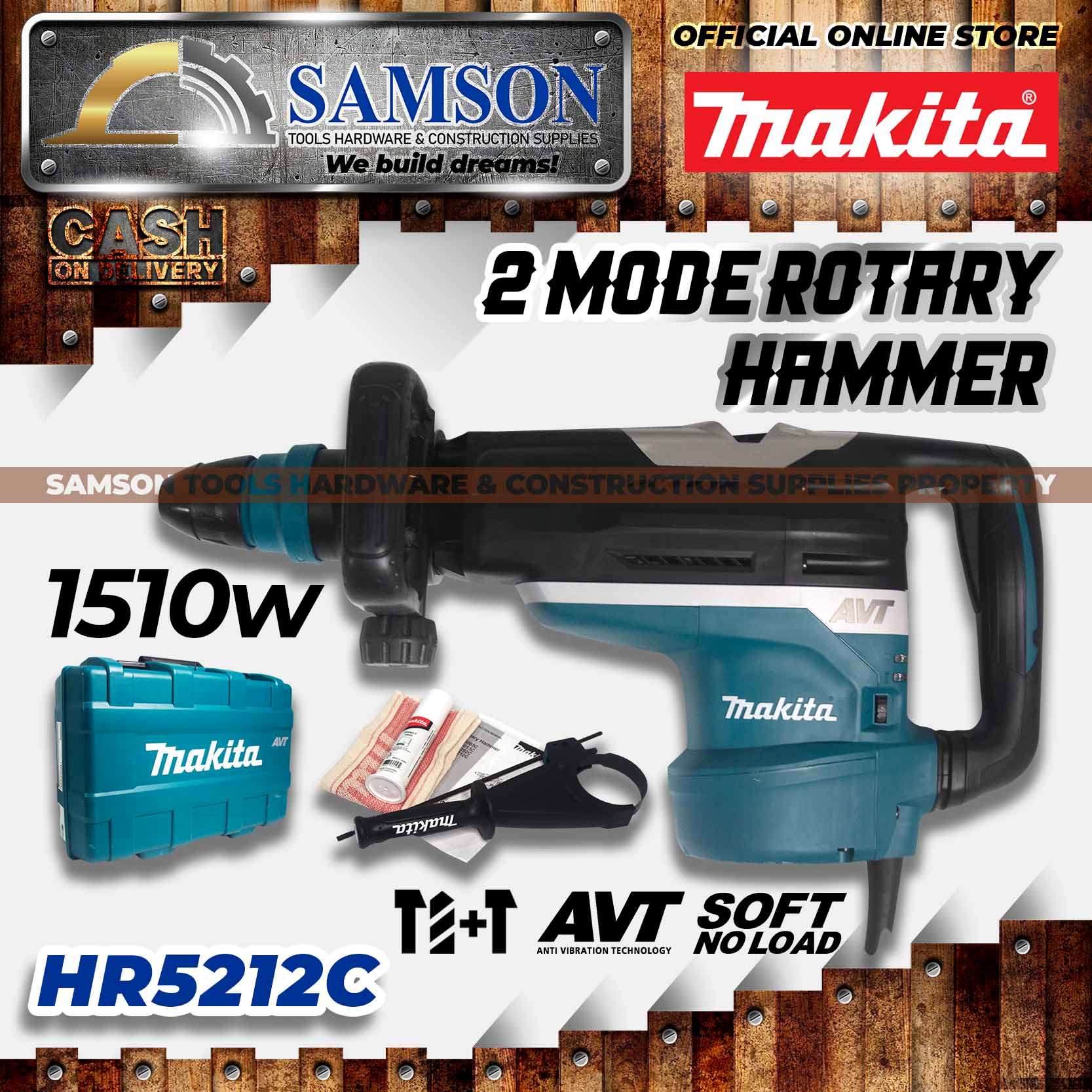 MAKITA 1510W 2 Mode Rotary Hammer (HR5212C) *SAMSON TOOLS* | Lazada PH