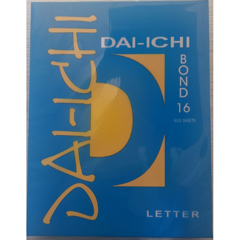 DAI-ICHI Bond Paper Bond 16 (500 Sheets) | Lazada PH