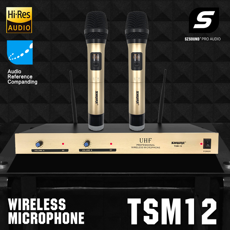 【SZ sound】 SHURE TSM12 Wireless Microphone Professional dual-channel ...