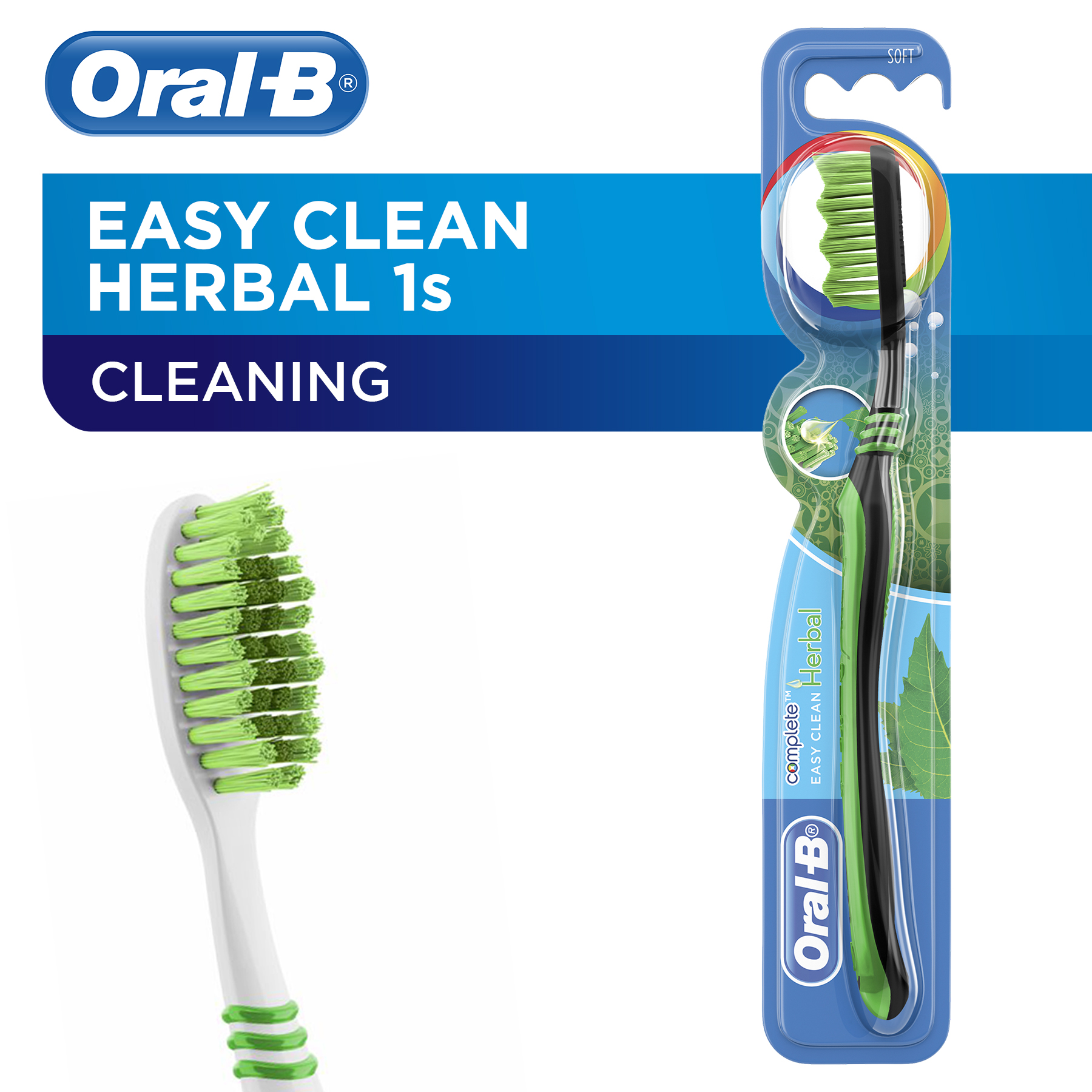 Oral-B Toothbrush Easy Clean Herbal Soft 1s (Assorted Colors) | Lazada PH