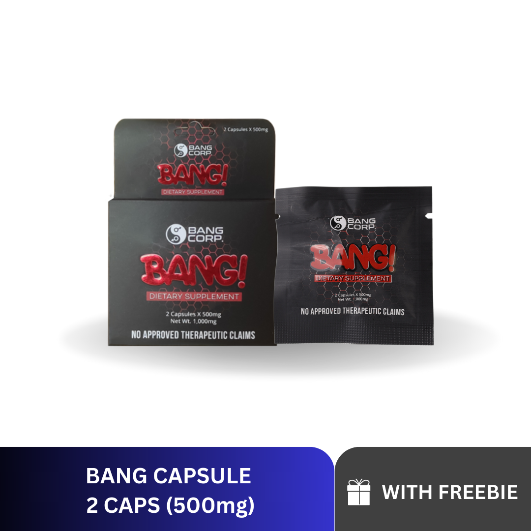 ORIGINAL BANG Dietary Supplement for Men 2 capsules x 500mg | BANG CORP ...