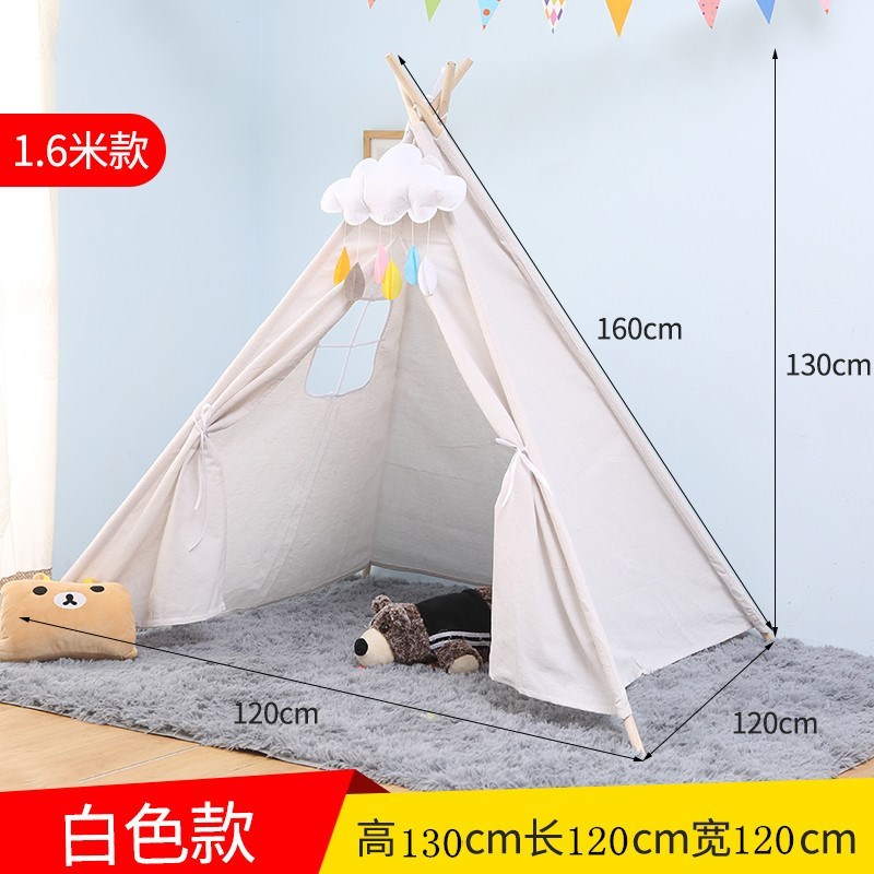 Wooden frame indoor tent children and girls mini single child styling ...