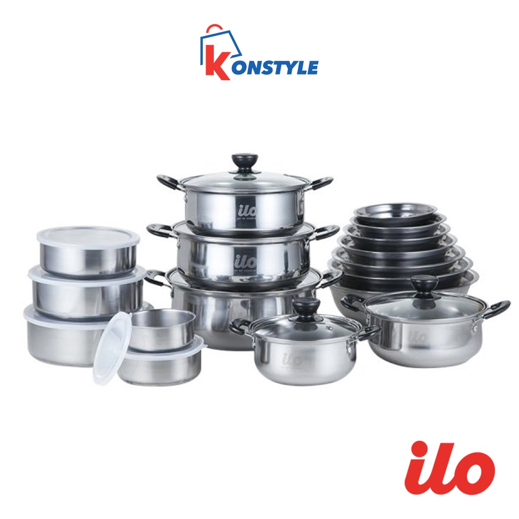 Wz/ilo 27-Piece Stainless Cookware Set | Lazada PH