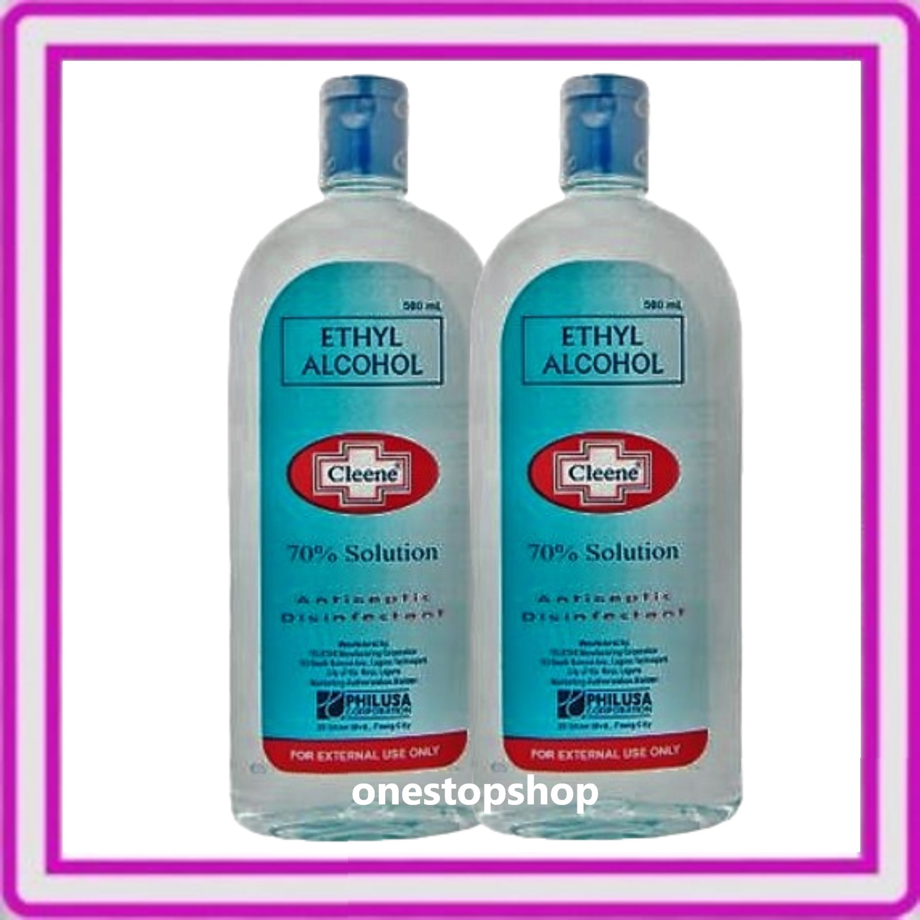 Cleene Ethyl Alcohol 70% Solution 500mL x2 | Lazada PH