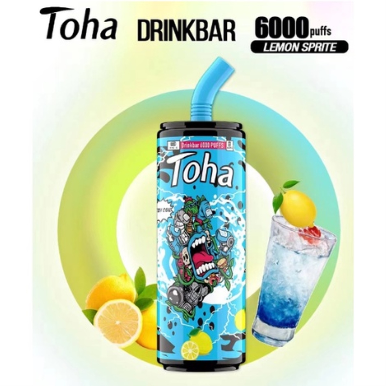 6k Puffs 6000 Puffs Disposable Vape Pods Stick Rechargeable TOHA W8YP ...