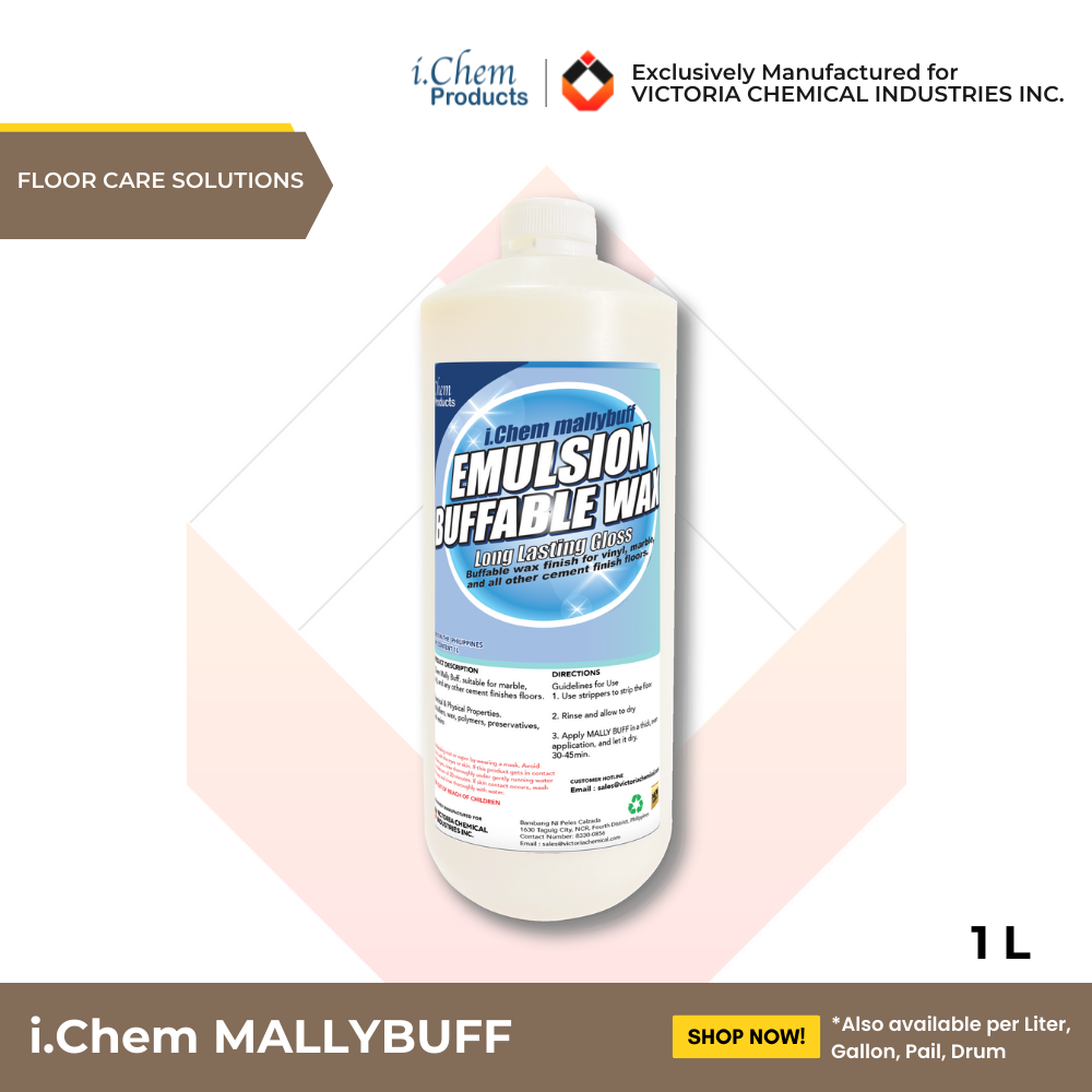 EMULSION BUFFABLE WAX 1 LITER( STONE CRYSTALLIZER, MARLE TILES, GRANITE ...
