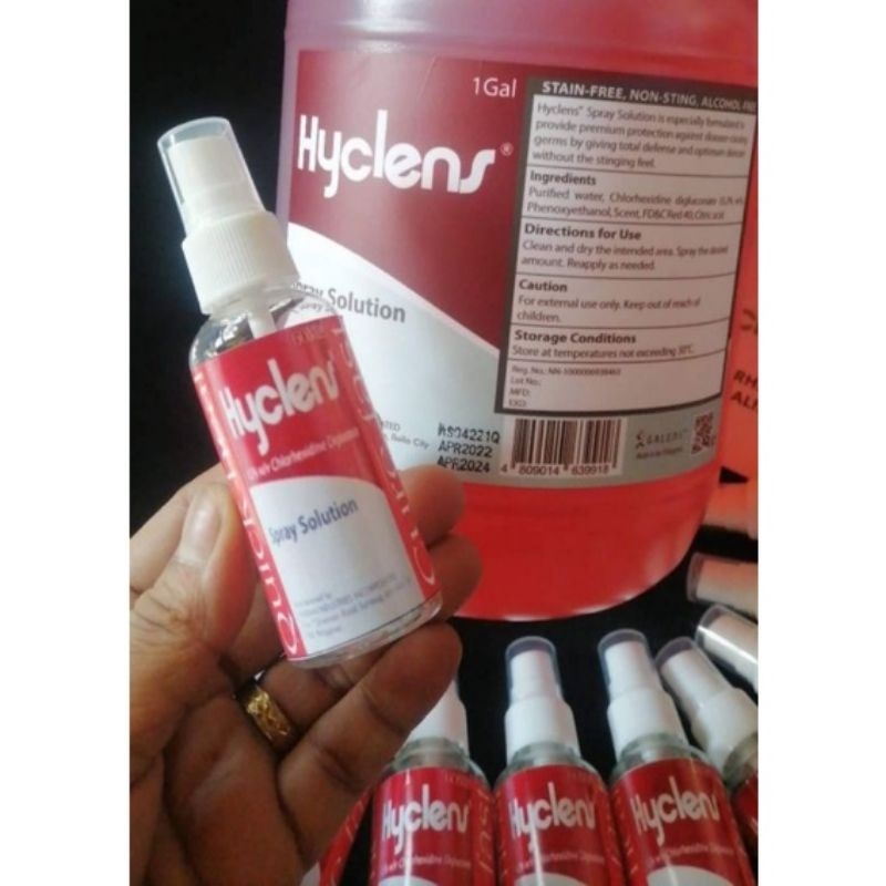 Hyclens Spray Solution contains 0.2 exp 2025Chlorhexidine QUICKHEAL ...