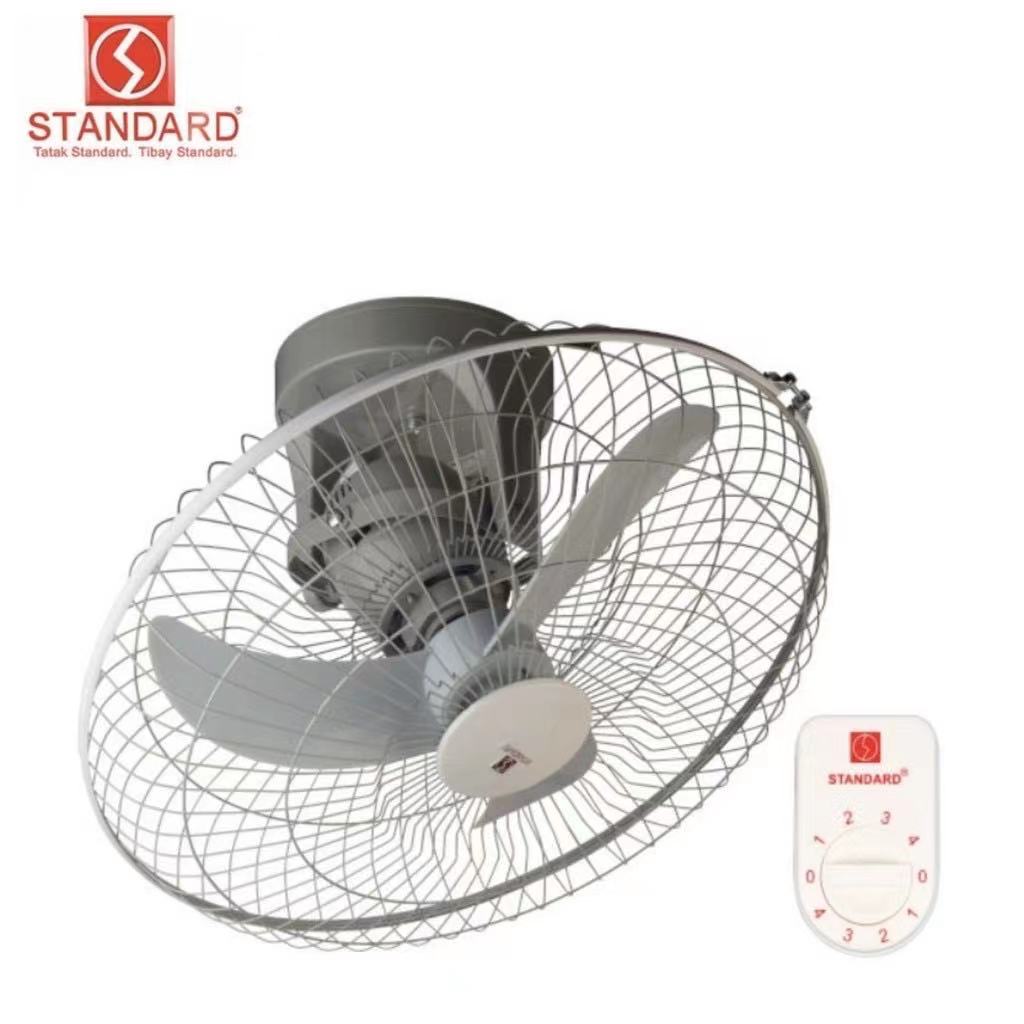 Standard Electric Fan Orbit Ceiling 16 Inches Banana Type Plastic Blade ...