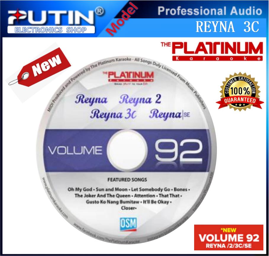 Platinum Reyna 1/2/3c/SE Volume 92 Updated CD (MAY 2022) | Lazada PH