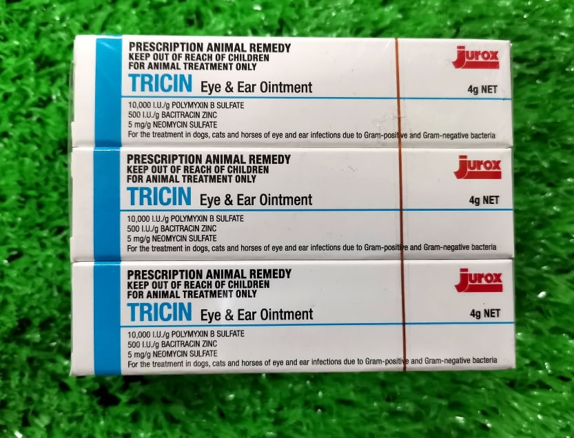 TRICIN Eye and Ear Ointment for Animals (Dogs, Cats, Horses) | Lazada PH