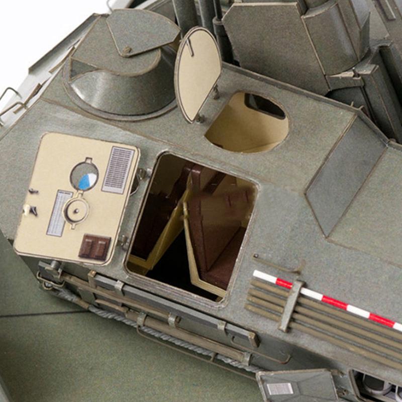 1:35 SPGH 3D Paper Model Space Library Paper Craft Cardboard House Toys ...