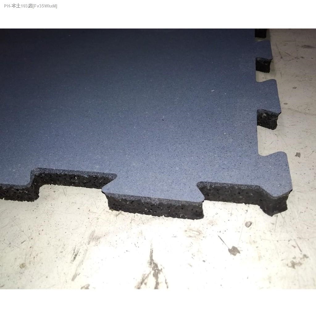 Fitness Interlocking Gym Mat Hard Rubber Mats Floor Tile Mats 1m x 1m ...