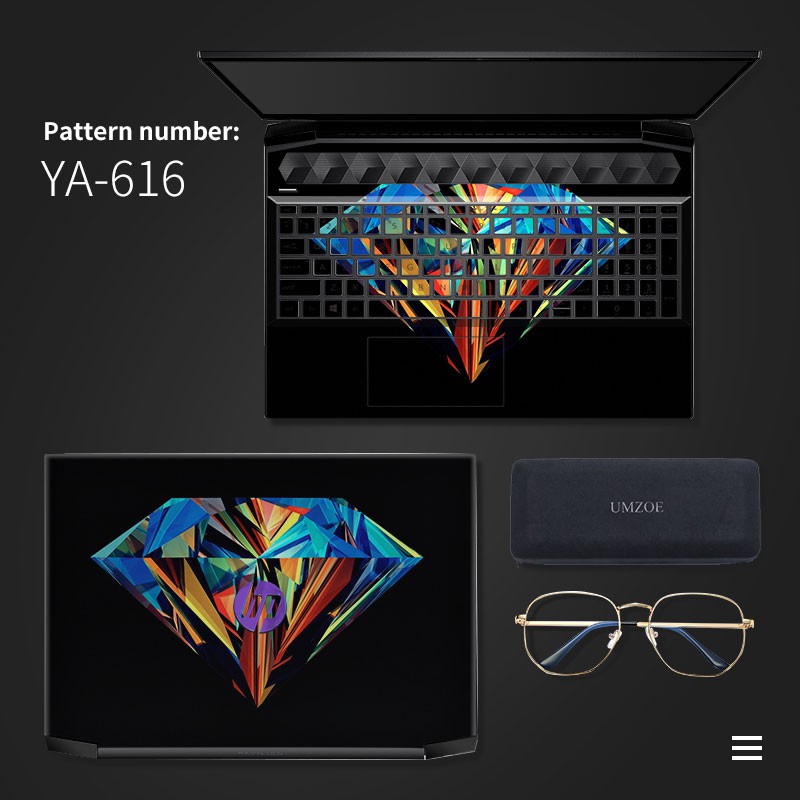 Customized HP Elitebook Pavilion Probook Cool Laptop Skin Sticker Cover ...