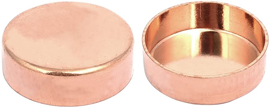 Copper End Cap (3/8 ,1/2, 5/8, 3/4, 7/8, 1 1/8, 1 3/8, 1 5/8, 2 1/8 ...