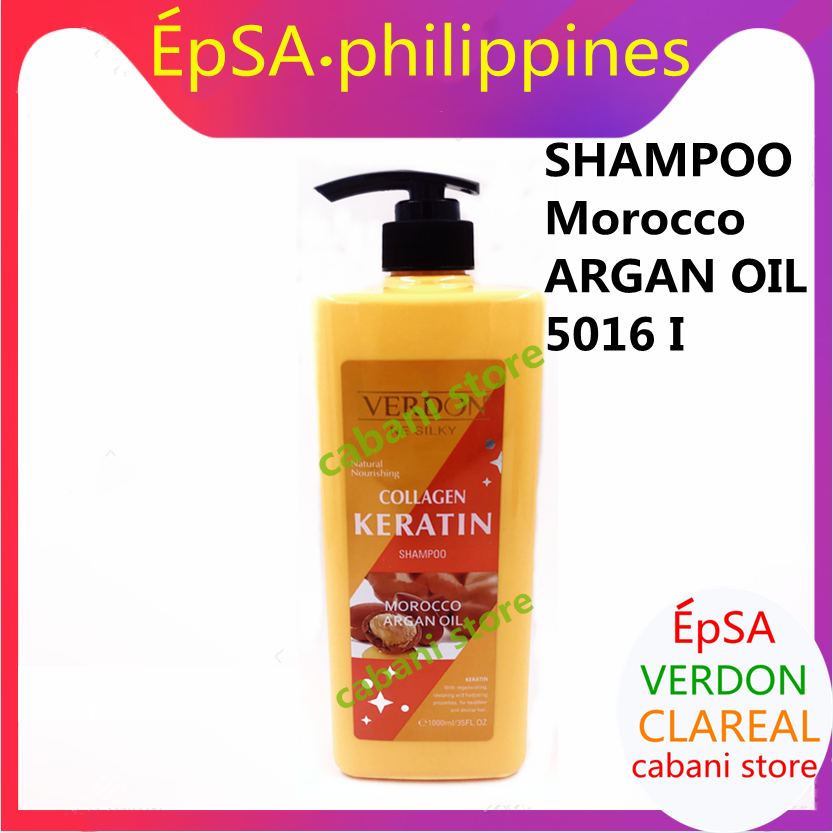 VERDON COLLAGEN KERATIN SHAMPOO 1000ml MOROCCO ARGAN OIL | Lazada PH