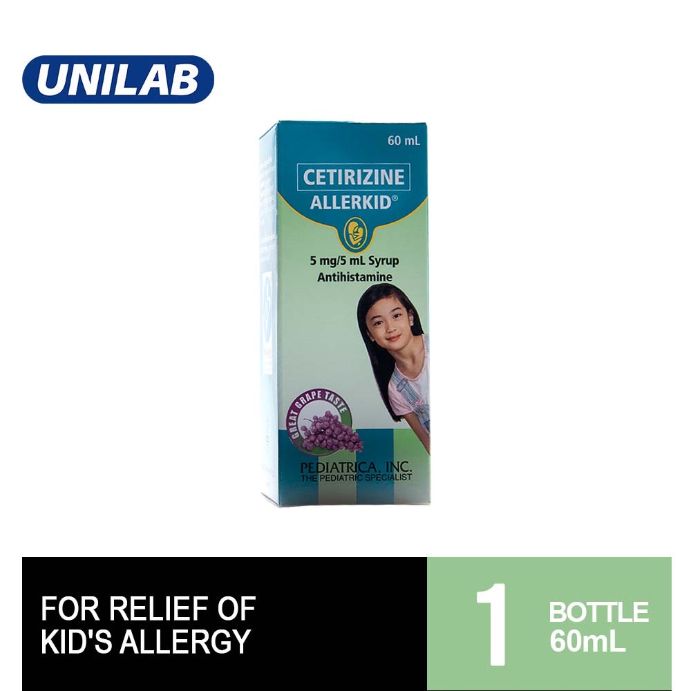 Allerkid 60mL Syrup For Relief Of Kid's Allergy | Lazada PH