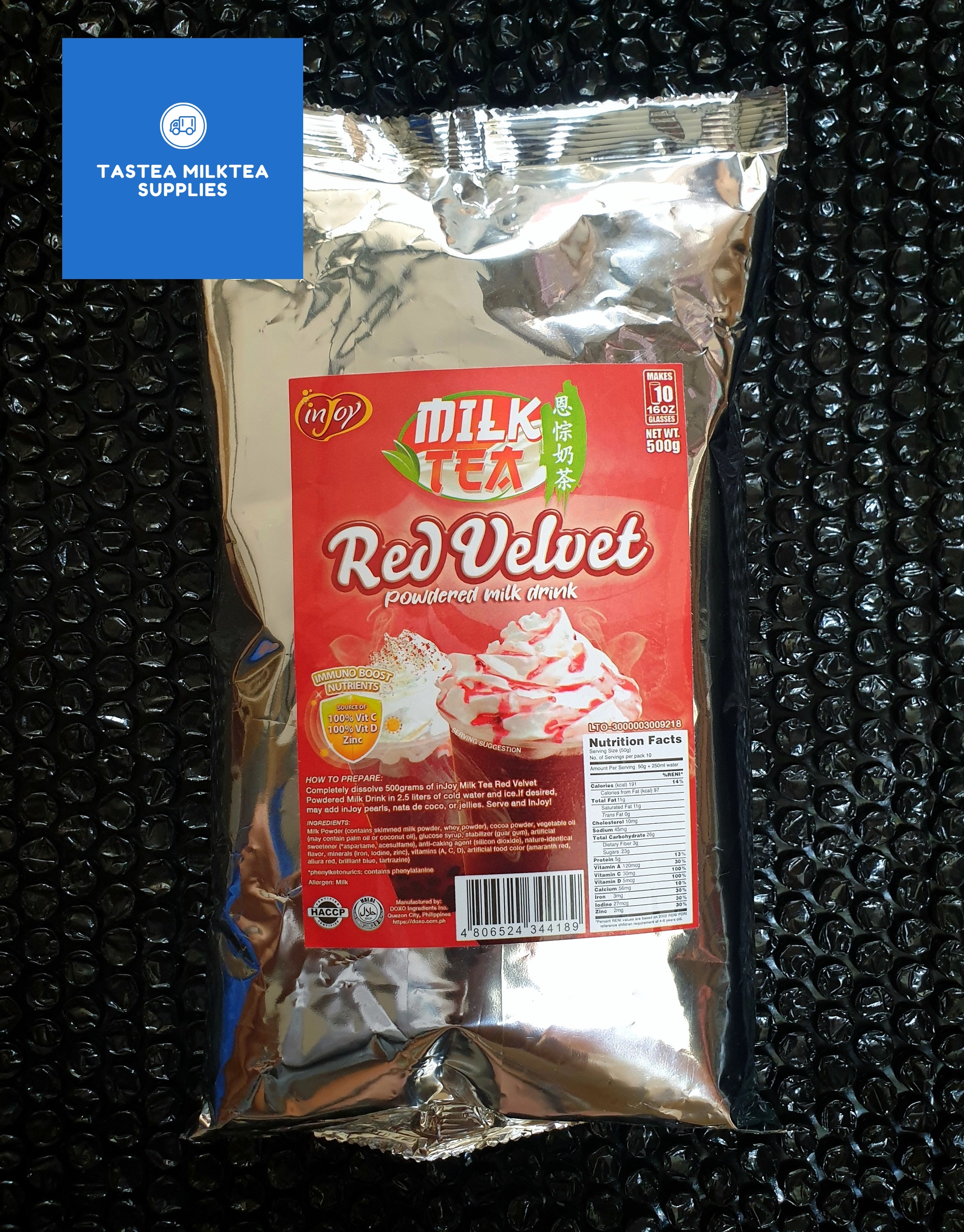 RED VELVET POWDER MILKTEA INJOY BRAND 500 GRAMS - TASTEA MILKTEA ...