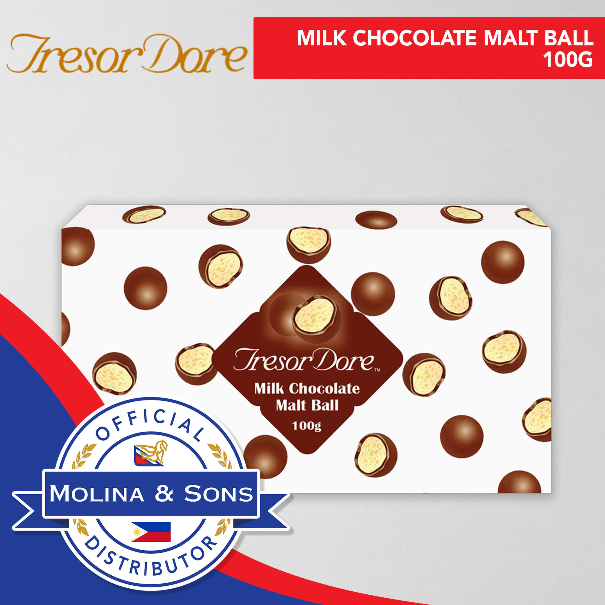Tresor Dore Milk Chocolate Malt Ball 100g | Lazada PH