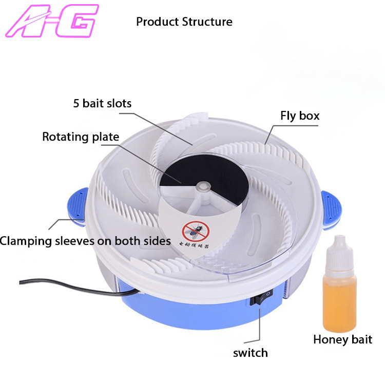 A-G USB Flycatcher Trap Flies Killer Electric Fly Charging High Quality ...