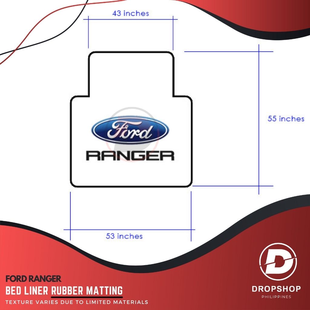 Pickup Trucks Rubber Matting Bed Liner Ford Ranger | Lazada PH