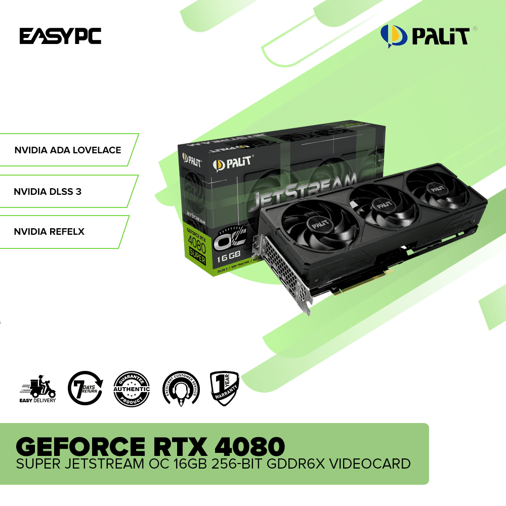 EasyPC | Palit GeForce RTX™ 4080 SUPER JetStream OC 16gb 256-Bit GDDR6X ...