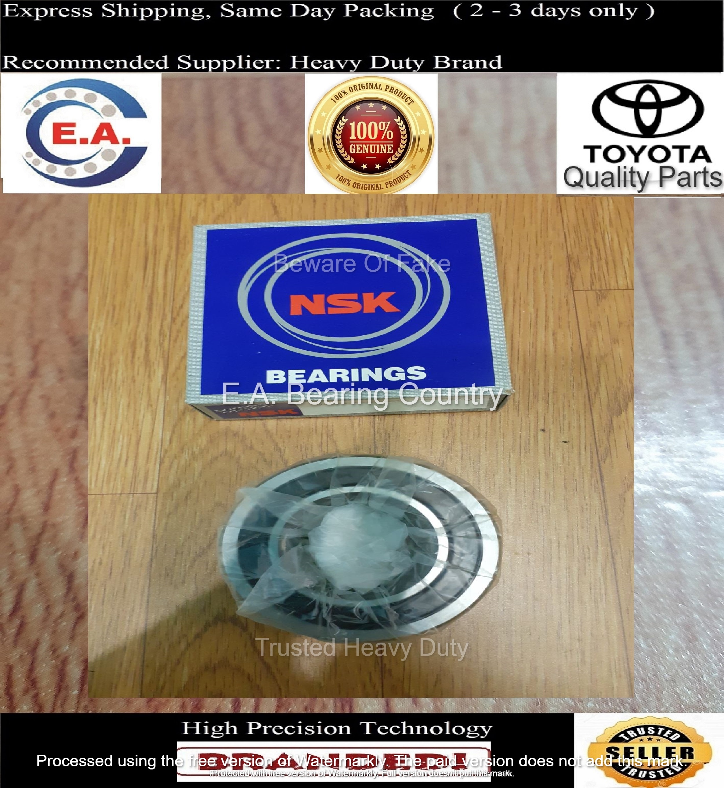 Original TOYOTA Hilux AXLE BEARING Toyota Fortuner Axle Bearing ...