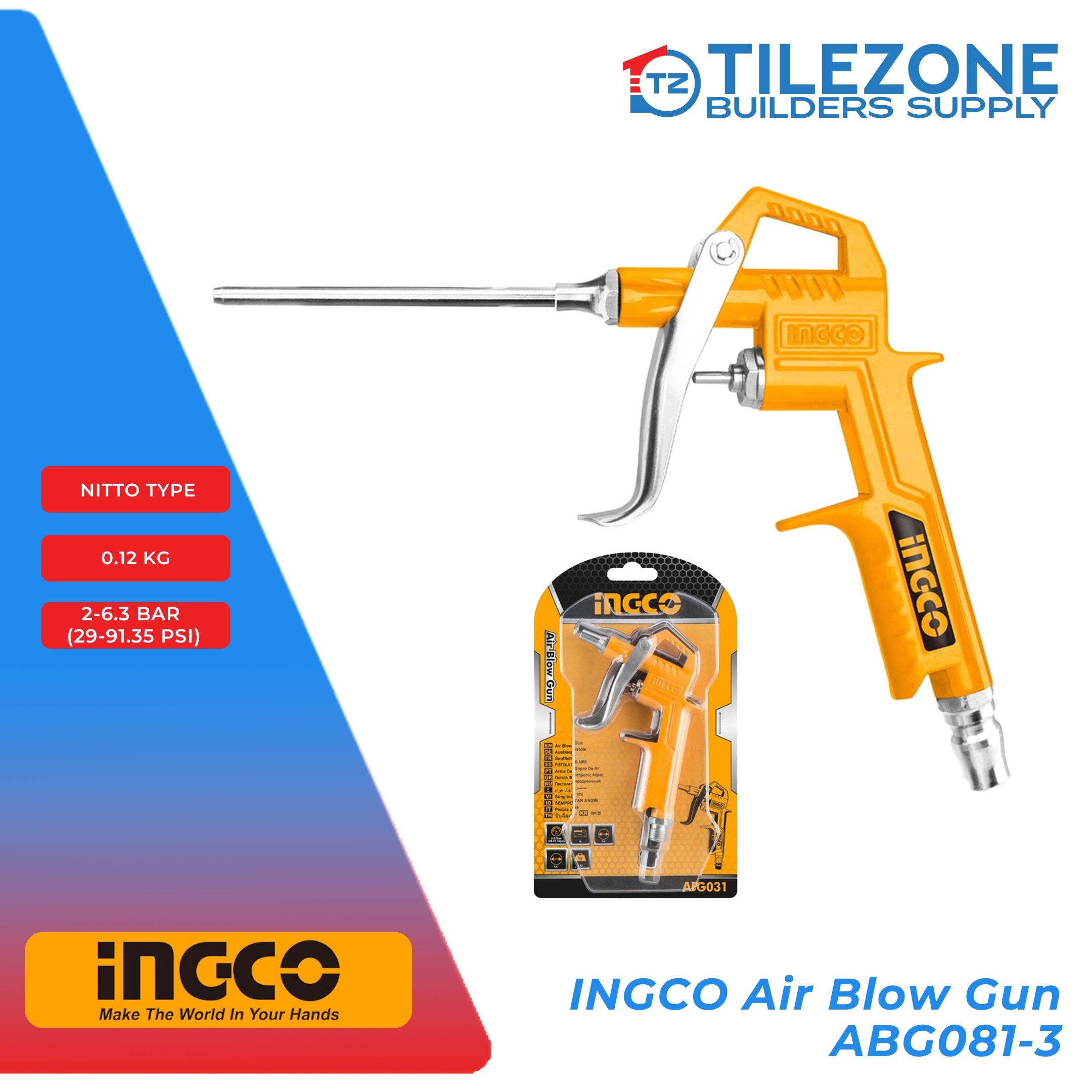 INGCO Air Blow Gun ABG081-3 | Lazada PH