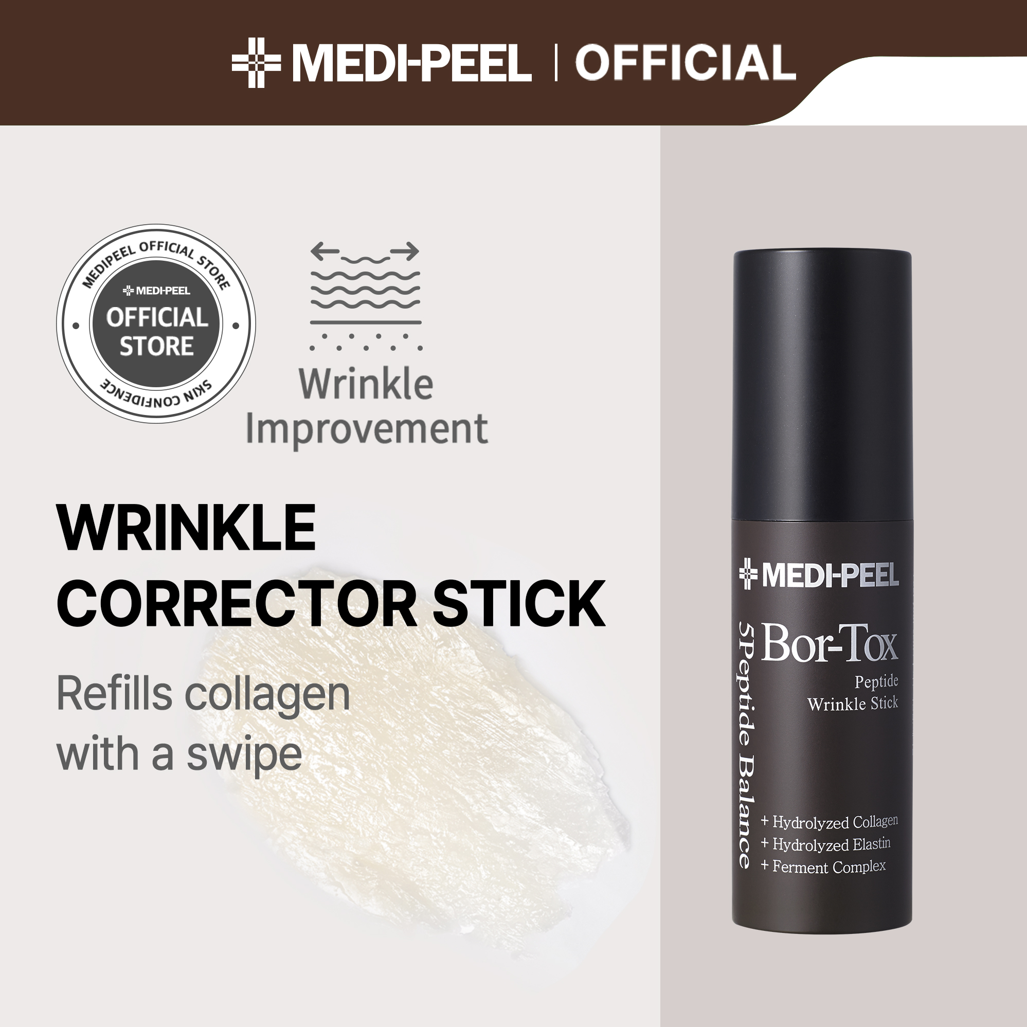 [MEDIPEEL Official] [ANTI AGING] BorTox Peptide Wrinkle Stick 10g ...