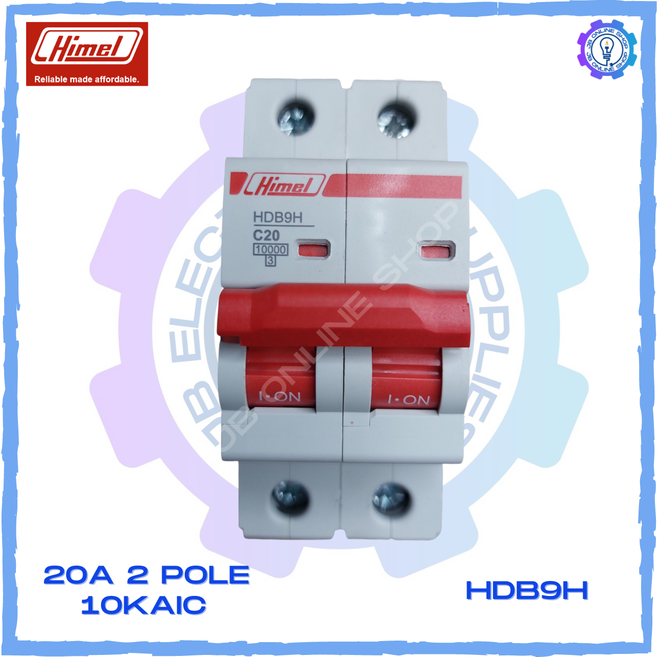 Himel HDB9 Miniature Circuit Breaker 2 Pole | Lazada PH