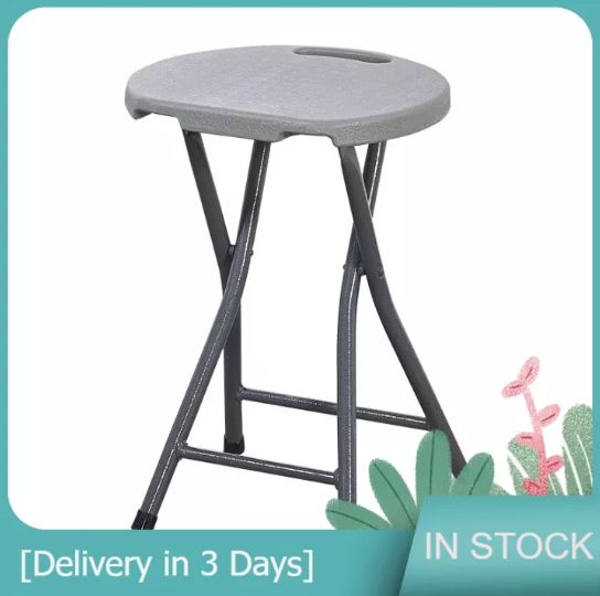 SPARKCART Portable Folding Chair inch Heavy Duty Fold up Stool Metal ...