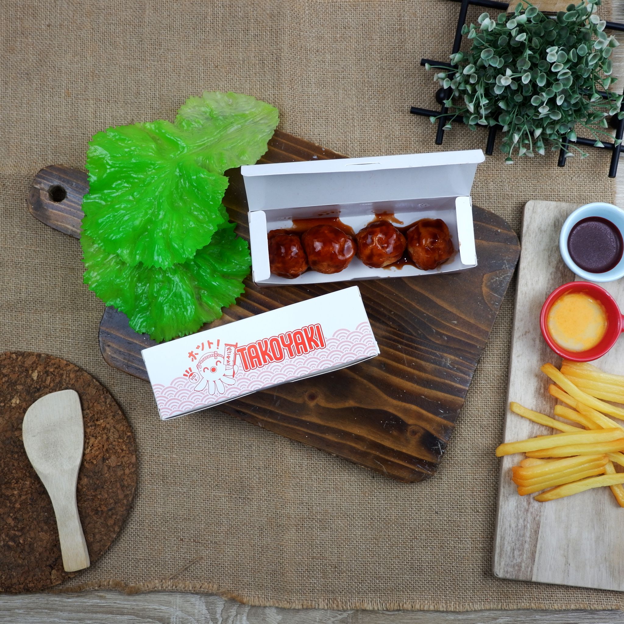 Takoyaki Box Small with Design 50pcs. | Lazada PH