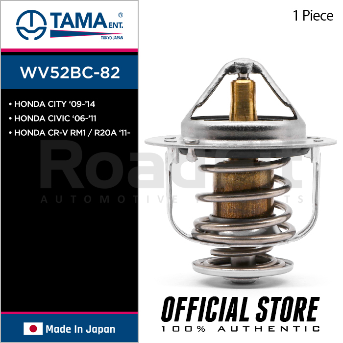 TAMA Thermostat WV52BC-82 for Honda City 2009-14, Honda Civic 2006-11 ...