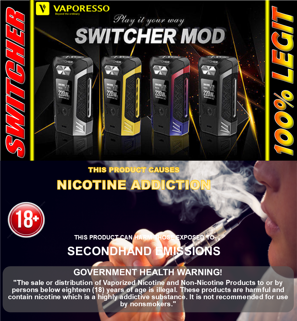 Vaporesso Switcher 220W TC Box MOD | Lazada PH