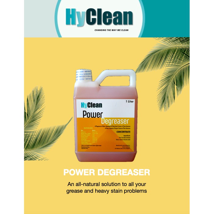 practical HyClean Concentrated Natural Power Degreaser Oil Stain/Grease ...