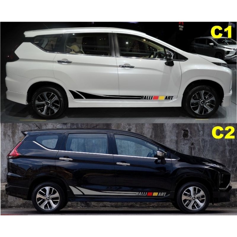 Mitsubishi Xpander Ralliart Sticker Design for Side Body | Lazada PH