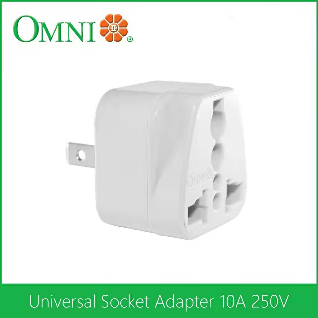 Omni Universal Socket Adapter Plug Outlet Adapter- WUA-002 | Lazada PH