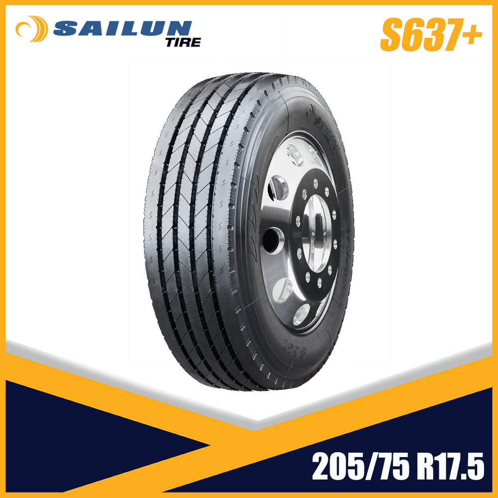 Sailun Tires r17.5 S637+ 205 75 R17.5 Radial 14PR RIB Tubeless Truck Bus Tires | Lazada PH