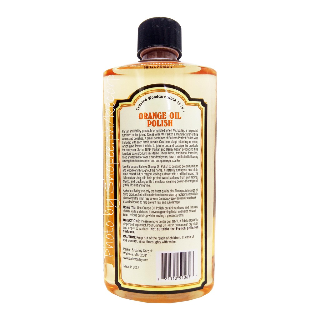Practical Orange Oil Polish 16oz 473ml Bu Parker Bailey USA Lazada PH Practical Orange Oil Polish 16oz 473ml Bu Parker Bailey USA Lazada PH
