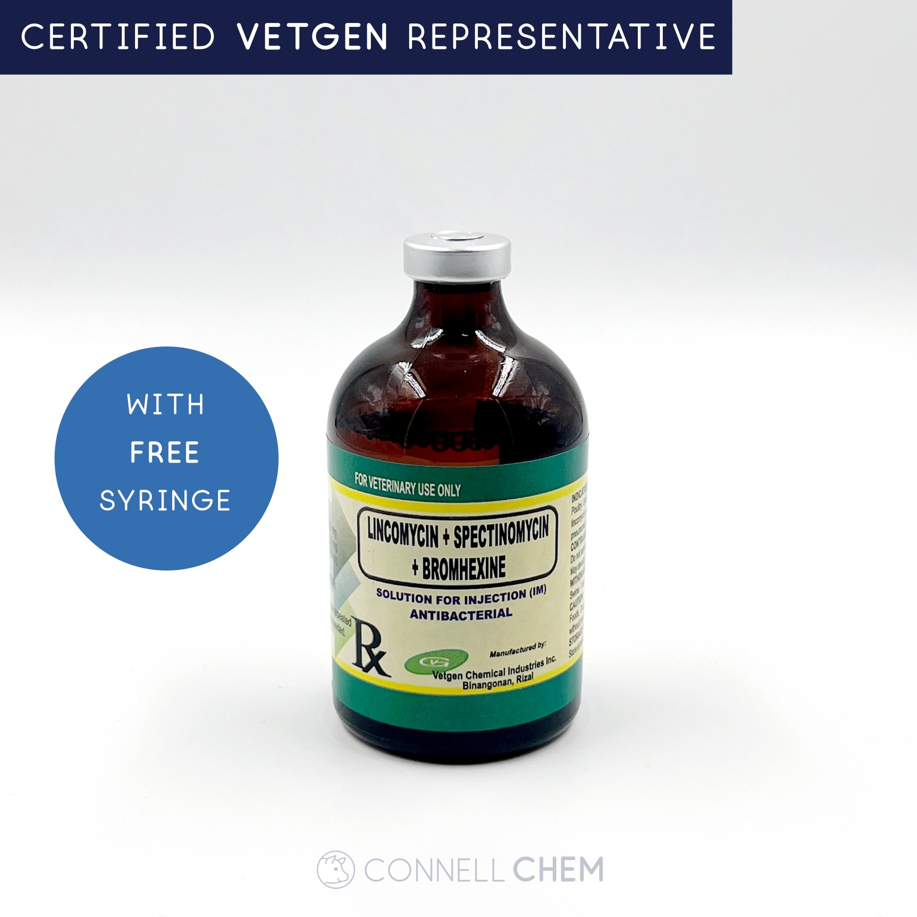 Lincomycin + Spectinomycin + Bromhexine for Animals LSB Vet Product ...