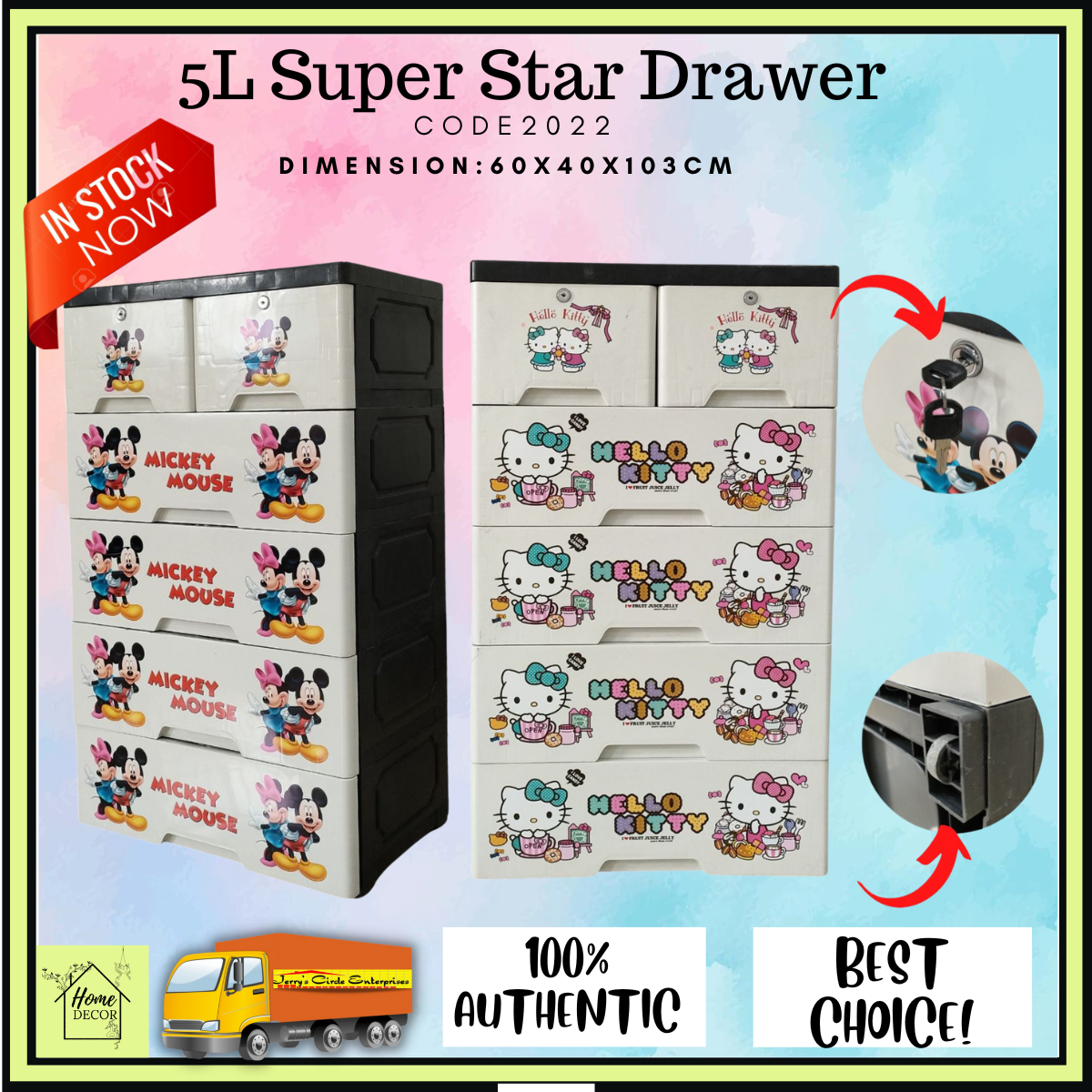 5LAYER DRAWER / 2022 5L SUPER STAR DRAWER | Lazada PH