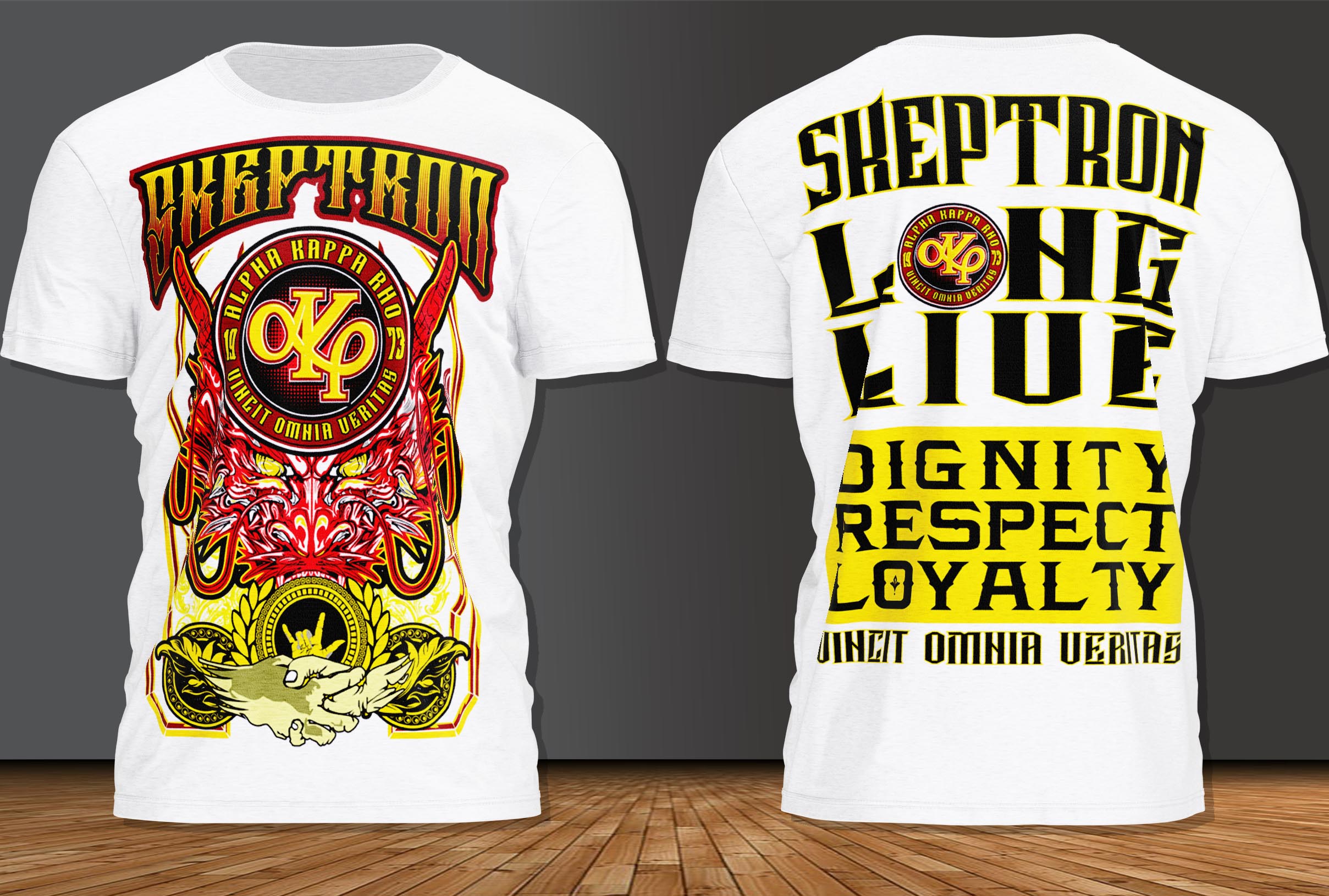 SKEPTRON ALPHA KAPPA RHO DRIFIT SHIRT (FREE LOGO STICKER) | Lazada PH