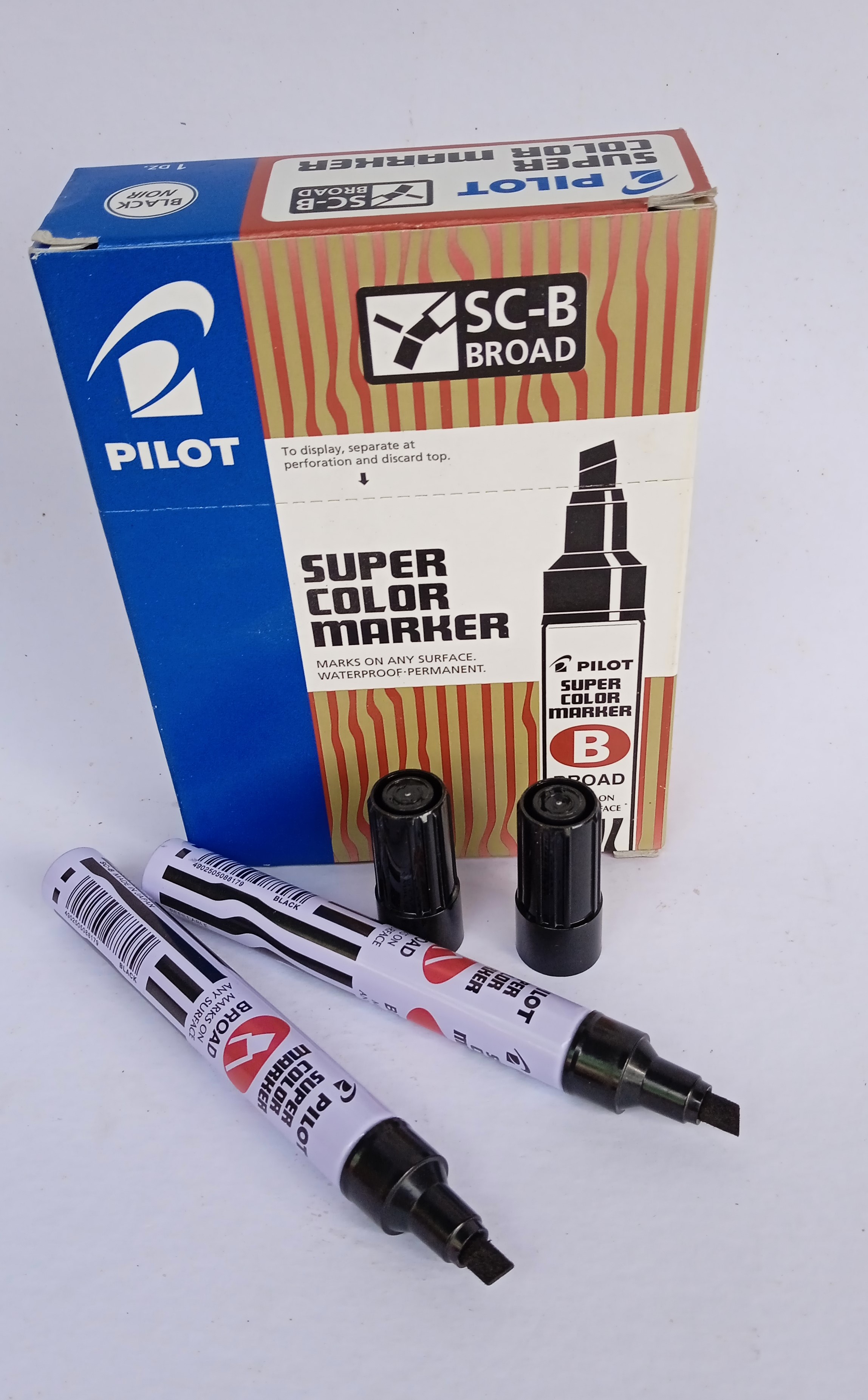 PILOT PENTELPEN/PERMANENT MARKING PEN BROAD PEN COLOR BLACK | Lazada PH