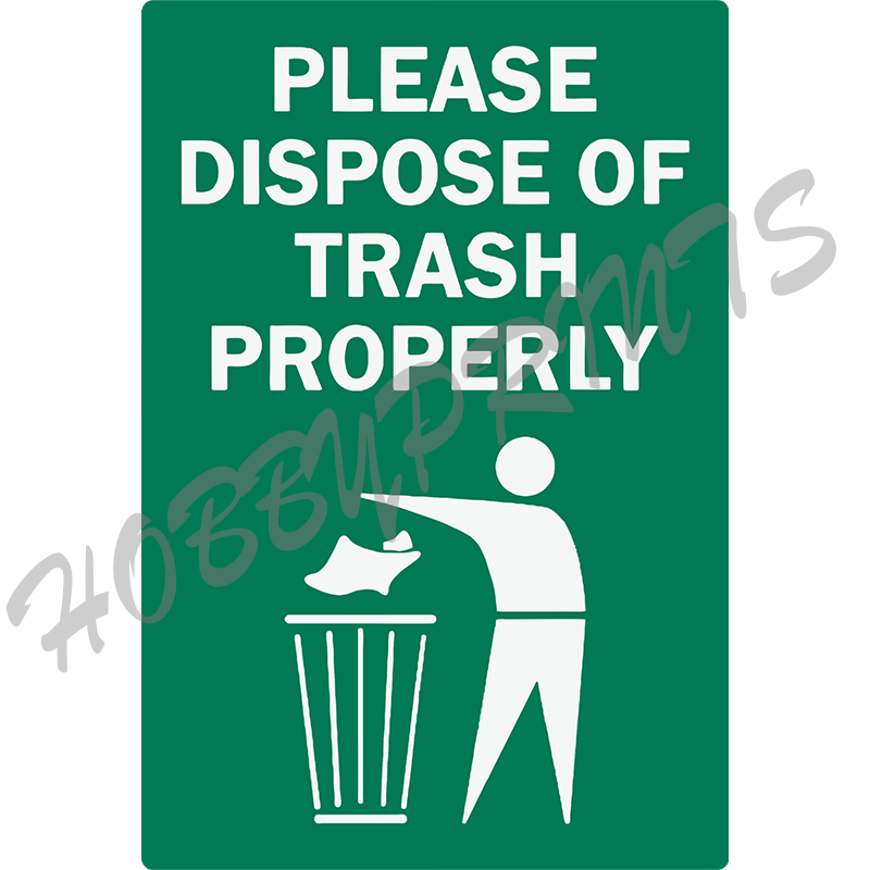 Laminated Signages | Trash | Sign Boards | Lazada PH