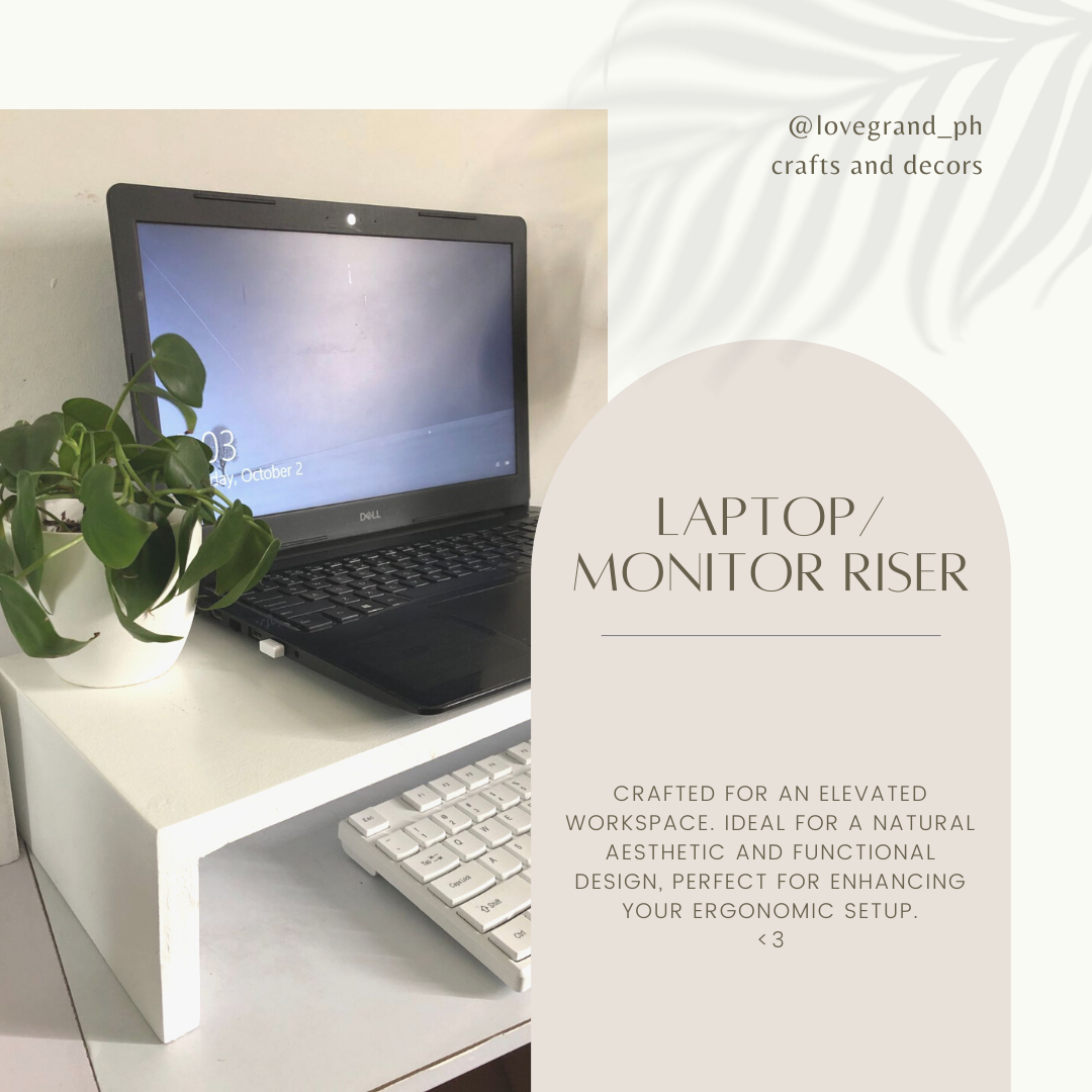 LoveGrand Minimalist Wooden Laptop / Monitor Riser | Lazada PH