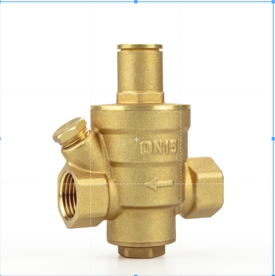 MOMO DN15 D20 D25 Brass Adjustable Water Pressure Regulator Reducer With Gauge Meter | Lazada PH